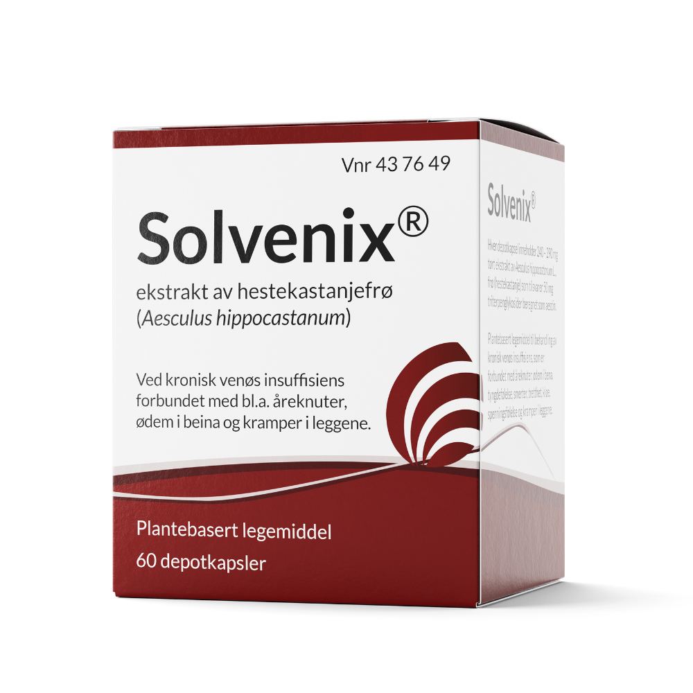 Bekjemp dårlig blodsirkulasjon i bena med Solvenix!